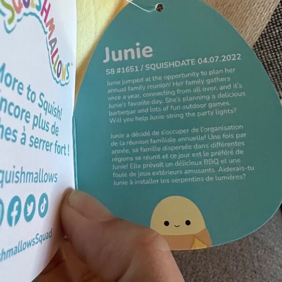 Squishmallows | Toys | Nwt Junie The Banana Squishmallows 8 | Poshmark